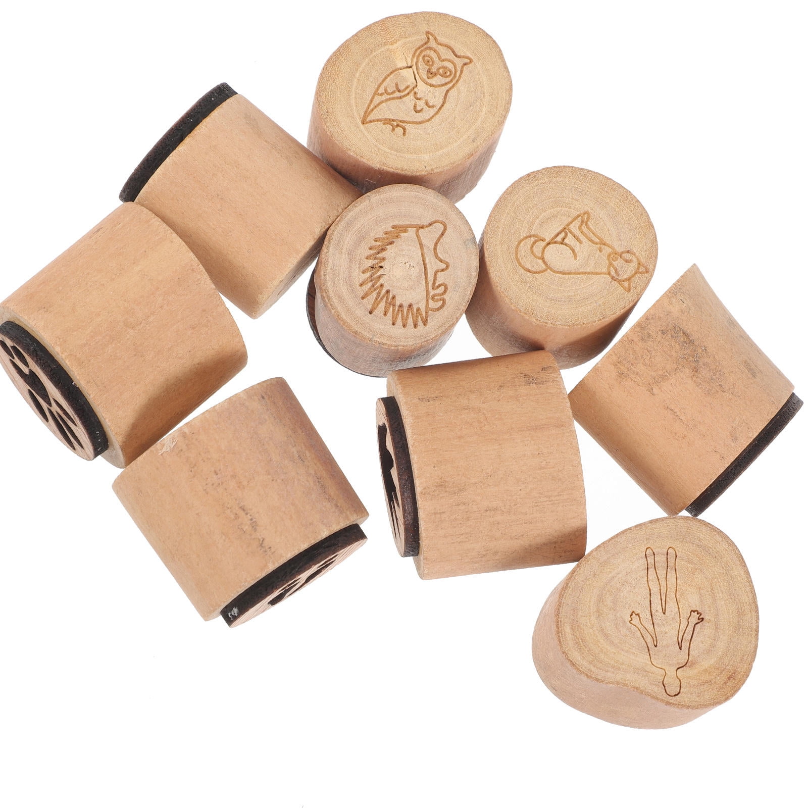 FUTUREORYY 1 Set Assorted Color Animal Footprint Stamps For Diy ...