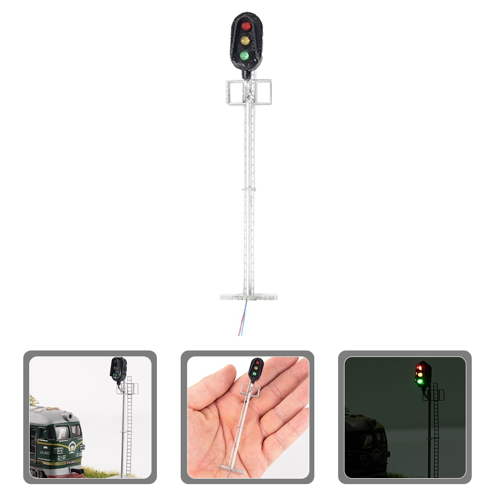 FUTUREORYY 1 Set Miniature Traffic Light Model Railway Signal Light for ...
