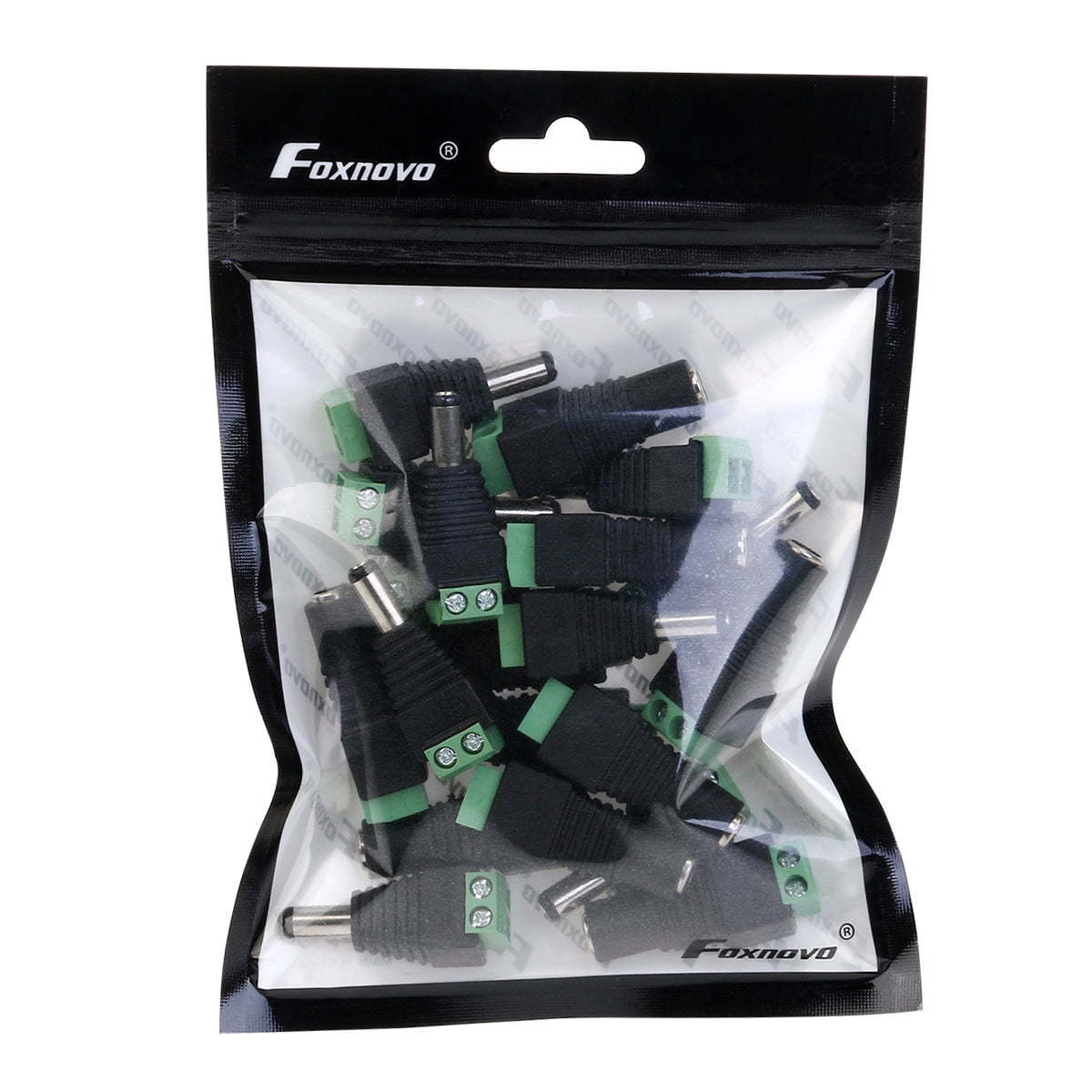 FUTUREORYY 10 Pairs Power Jack Connector Power Plug Jack Adapters For ...