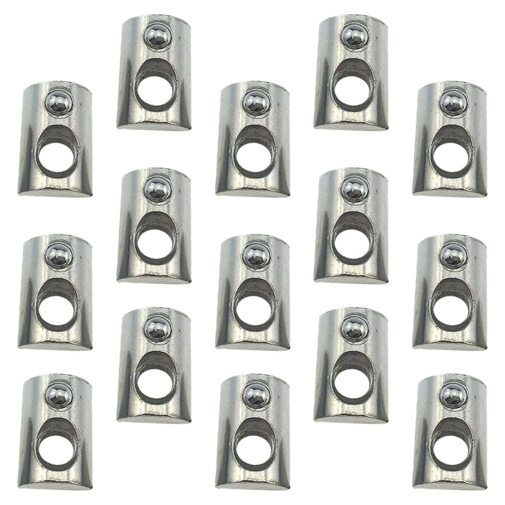FUTUREORYY 100Pcs Carbon Steel T Slot Nut for High Hardness and Good ...