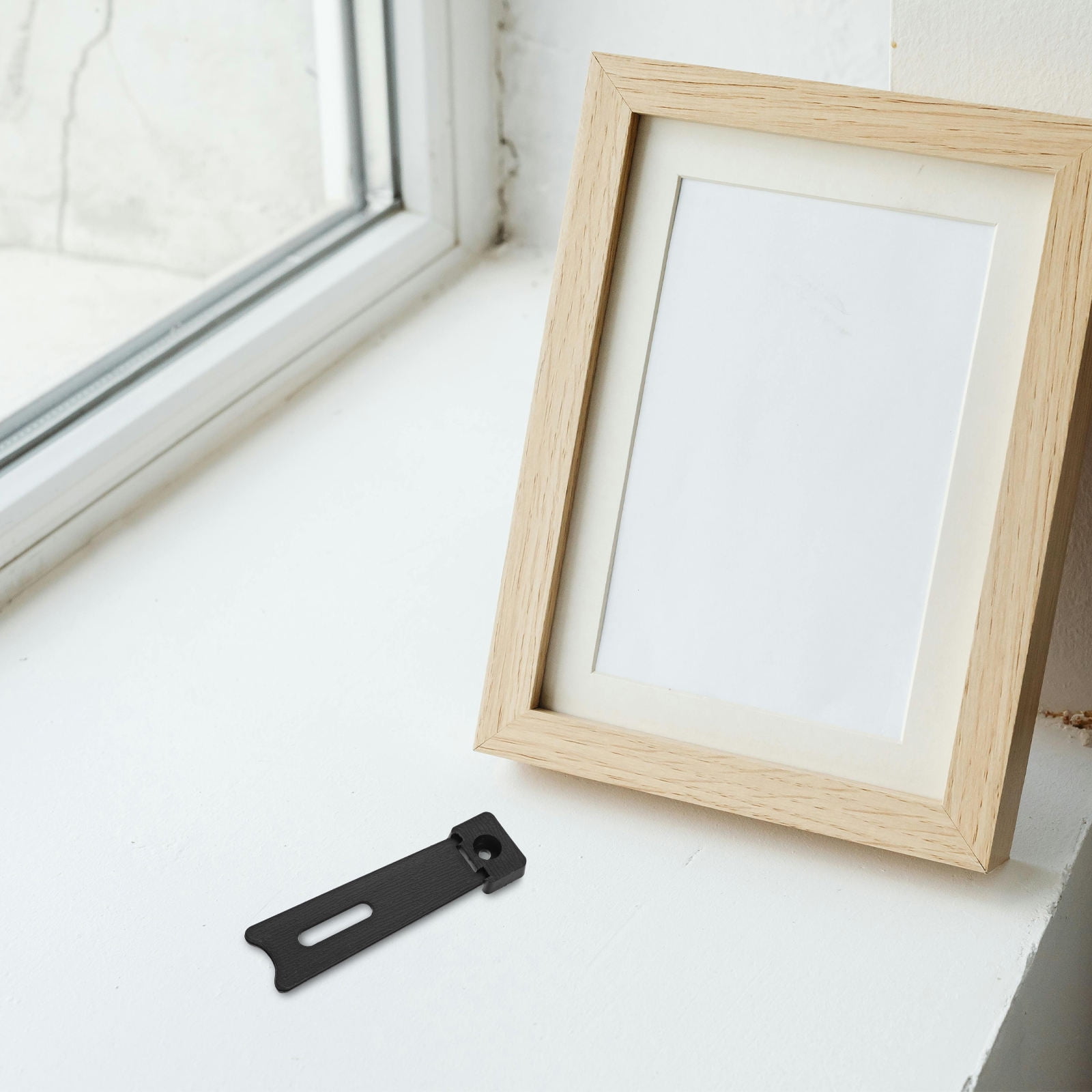 FUTUREORYY 10Pack Picture Frame Easel Stand Black Plastic Sturdy ...