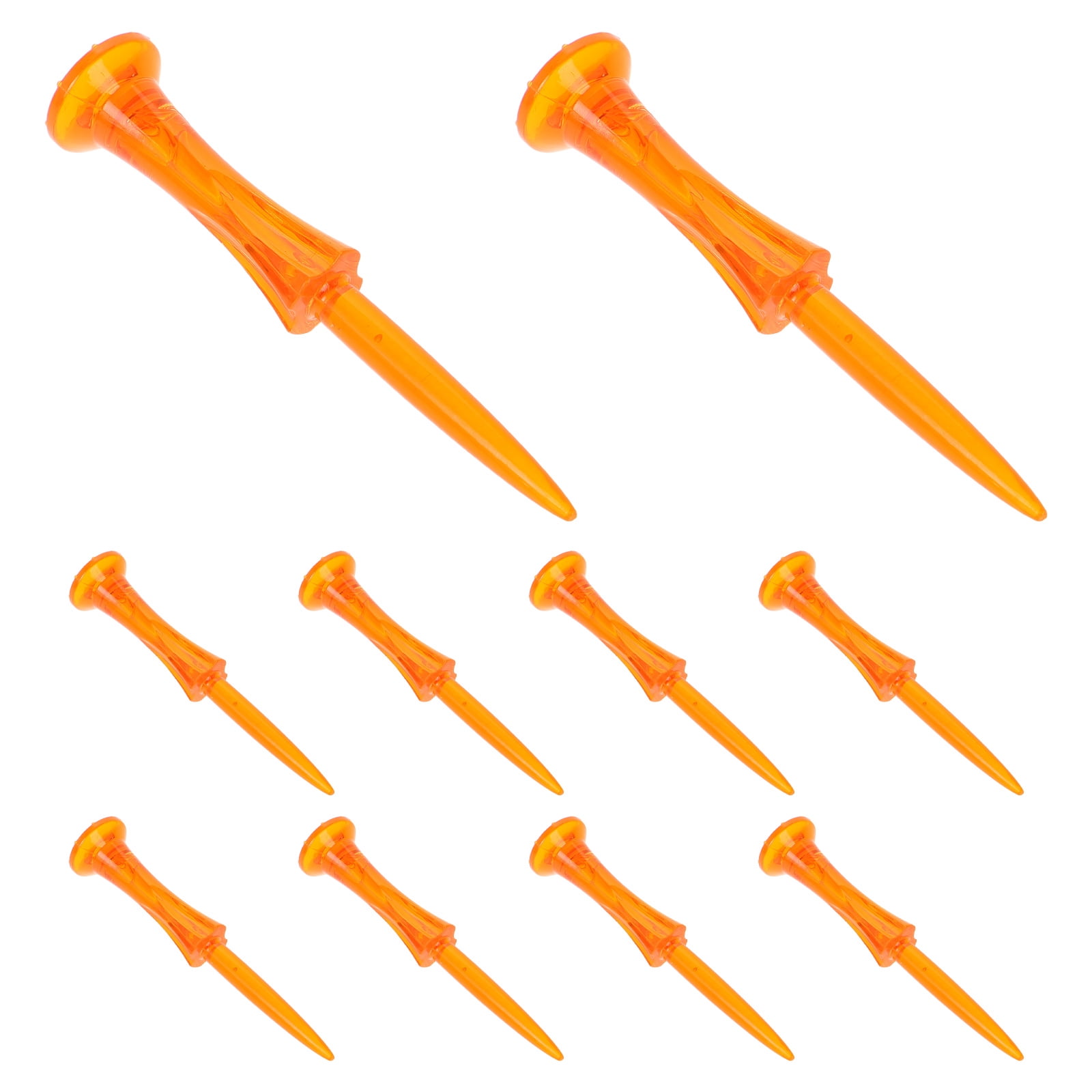 FUTUREORYY 10Pcs Orange Plastic Golf Tees for Enhanced Golf Experience ...