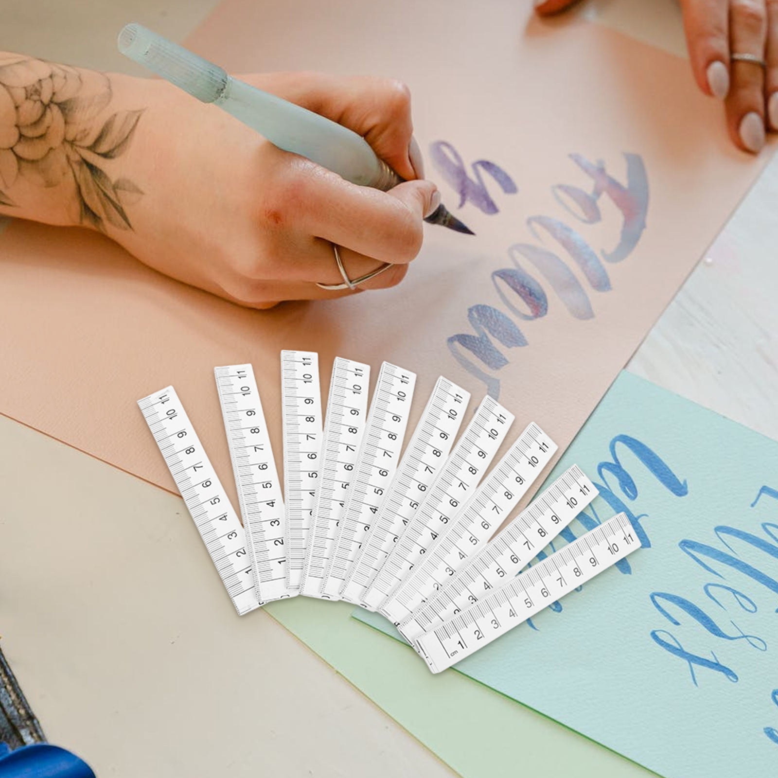 FUTUREORYY 10Pcs Paper Tape Measure for Body Measurements Flexible ...