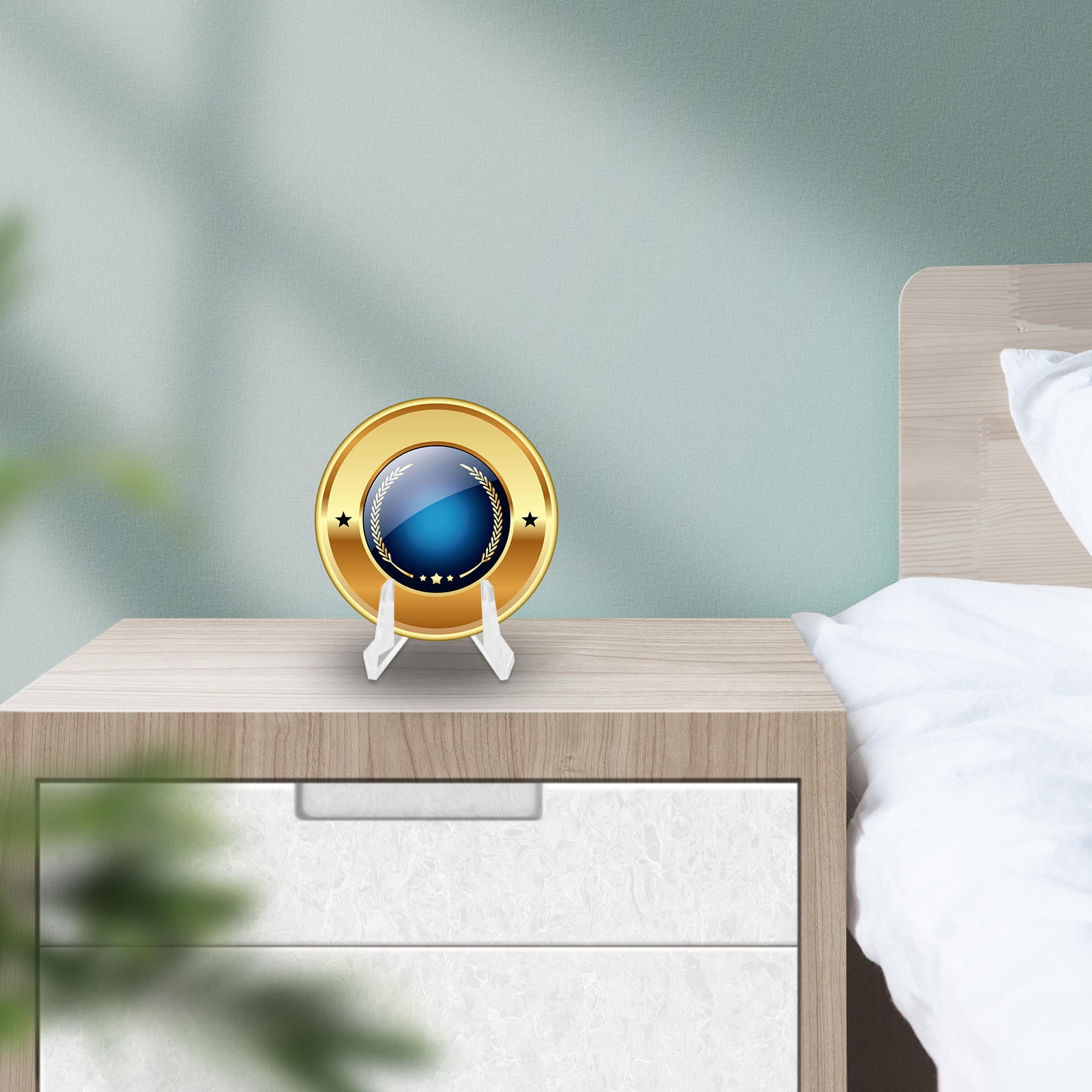 FUTUREORYY 10Set Small Badge Display Stands for Collectors and Home Use ...