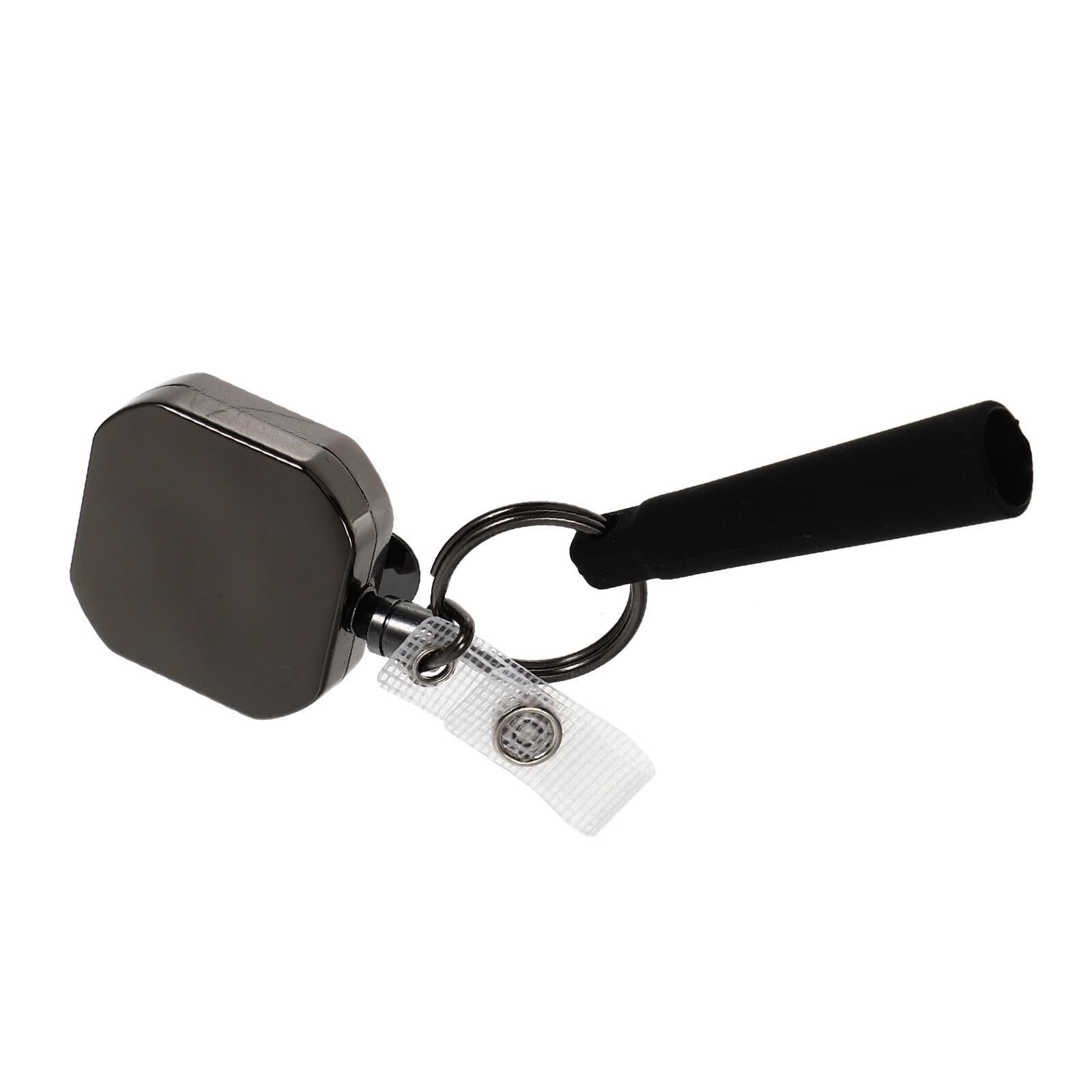 FUTUREORYY 1Pack ABS Square Badge Holder for Work Badge Buckle with ...