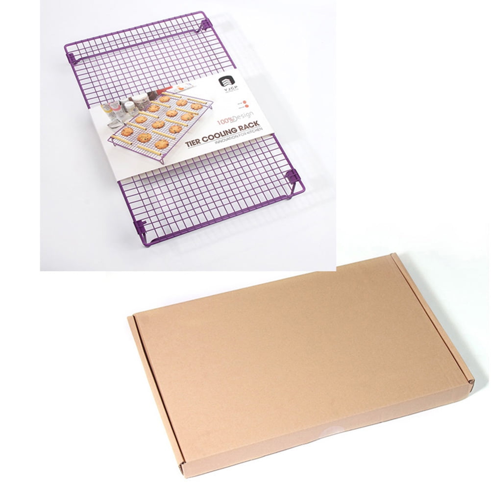 FUTUREORYY 1Pack Baking Cooling Racks For Cookies Purple Iron No Rust ...