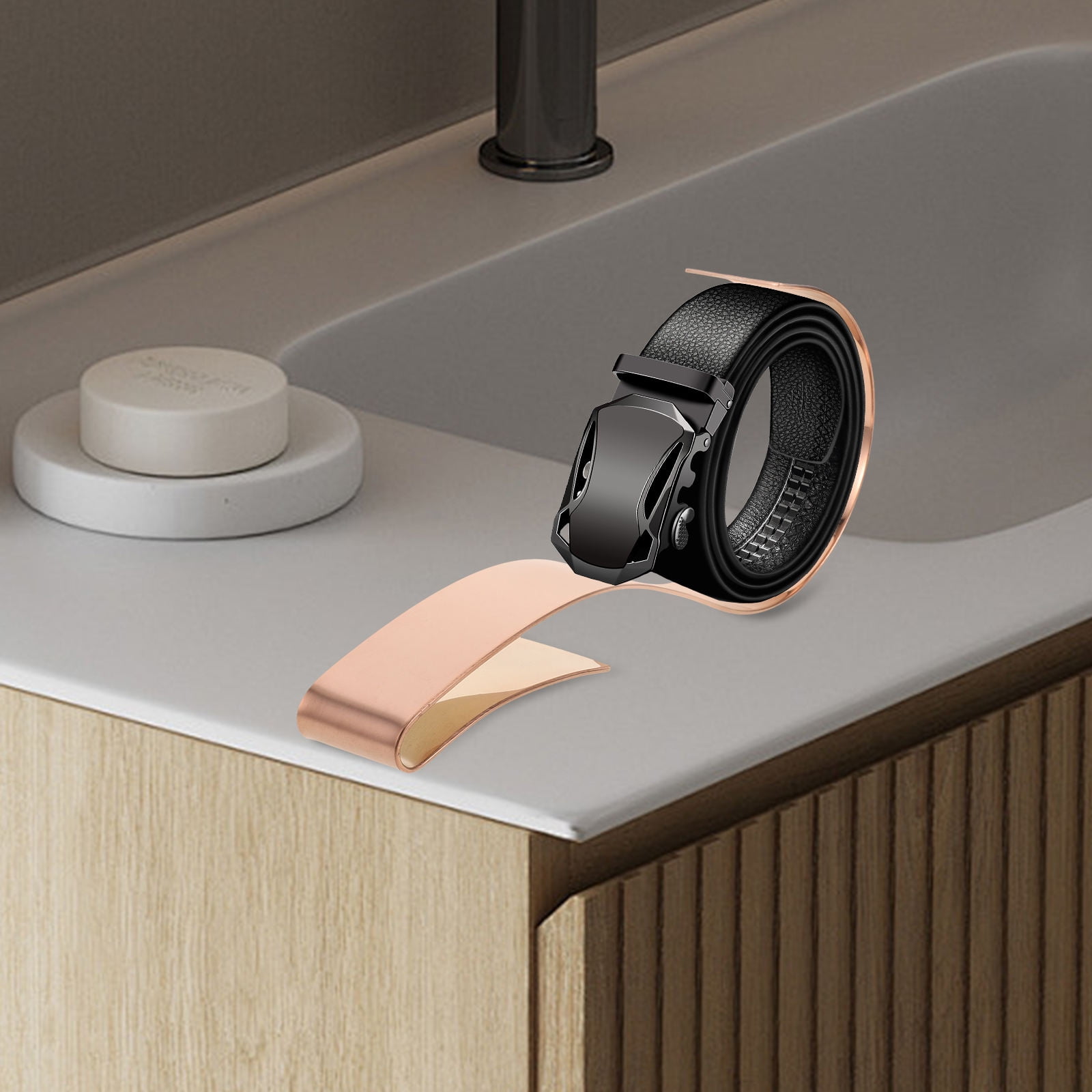 FUTUREORYY 1Pack Belt Display Stand For Wardrobe Modern Style Rounded ...