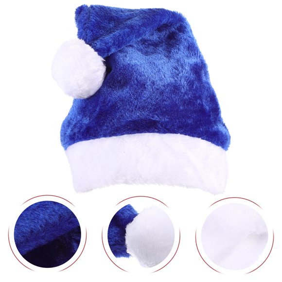 Blue Santa Hats for Christmas and Holiday Parties - Wide Selection