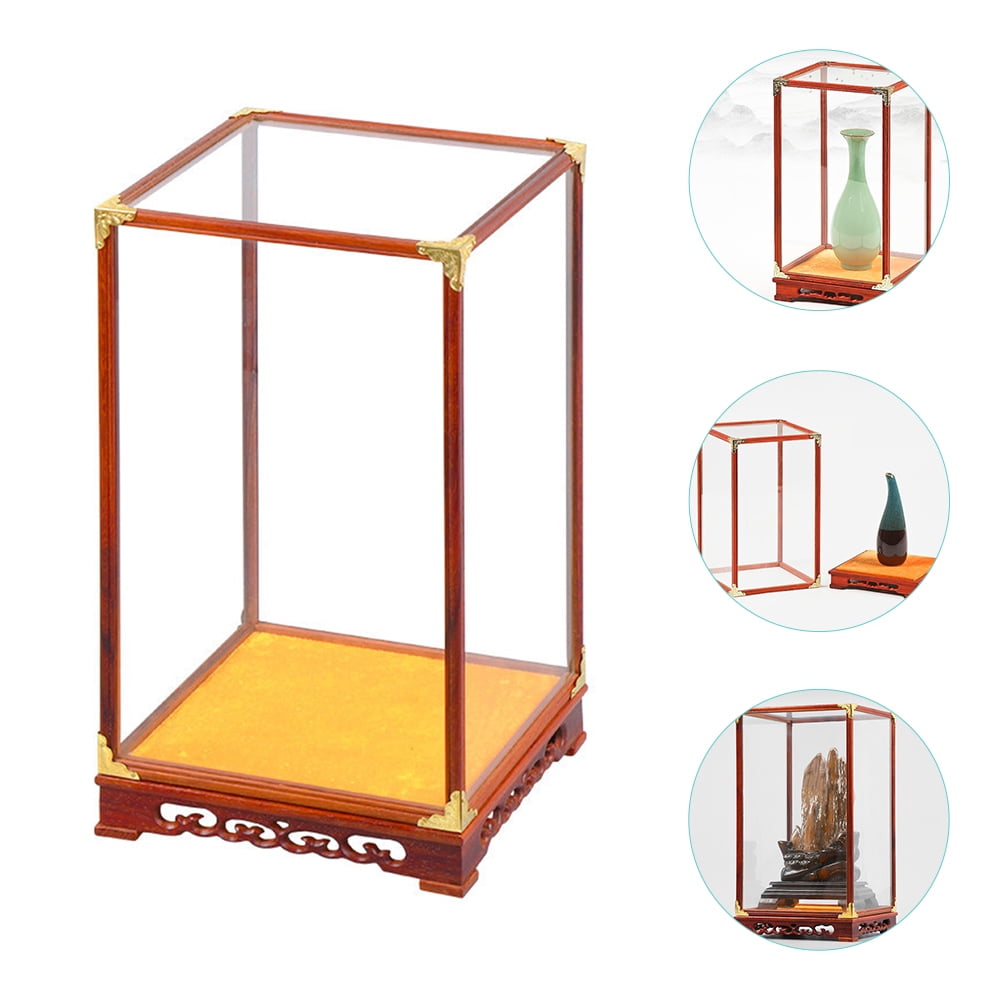 FUTUREORYY 1Pack Desktop Display Case For Collectors With Glass Showing ...