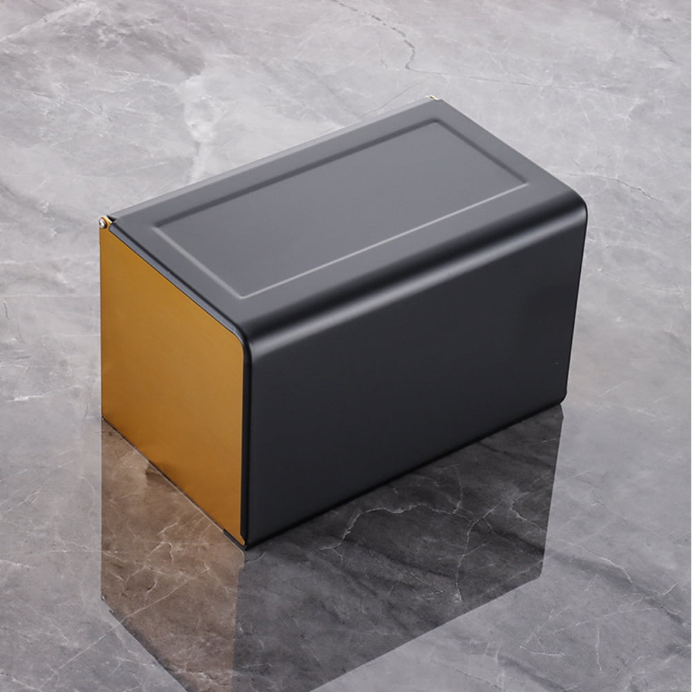 FUTUREORYY 1Pack Modern Tissue Holder in Black Sleek Look in the Office ...