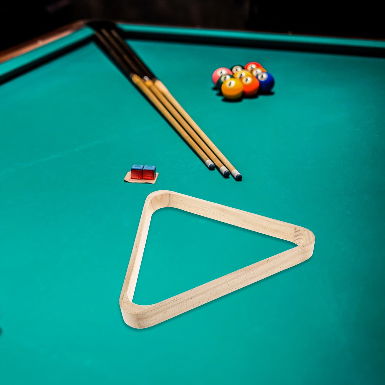 FUTUREORYY 1Pack Simple Design Wooden Pool Triangle Rack For Game Room ...