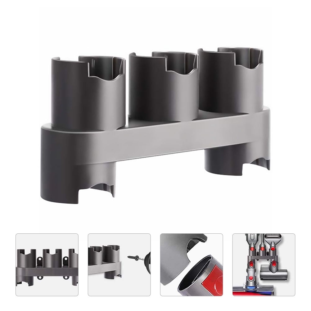 FUTUREORYY 1Pack Vacuum Cleaner Hanger Wall Mount Dark Grey Plastic ...