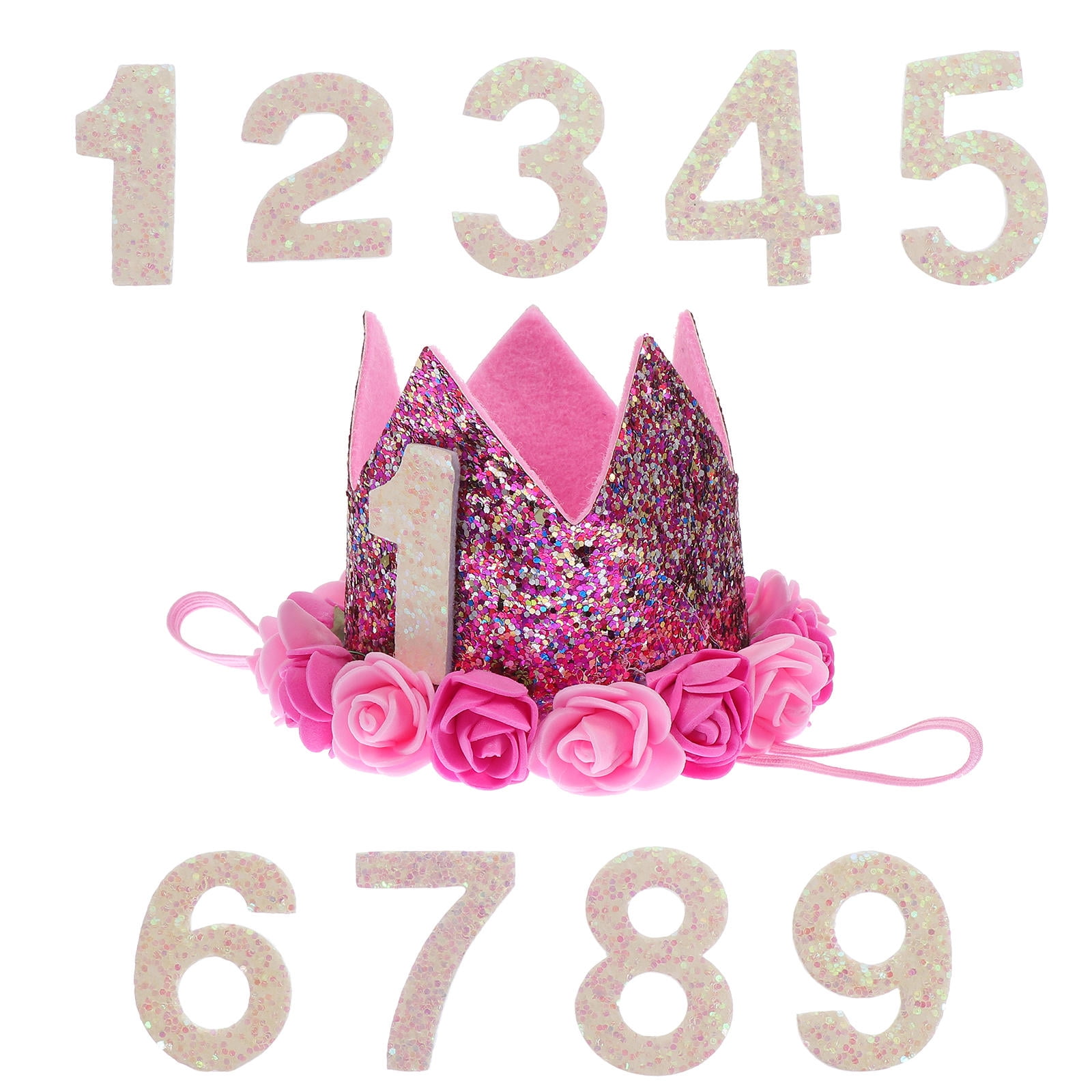 FUTUREORYY 1Pc Assorted Color Artificial Leather Tiara Crown for Kids ...
