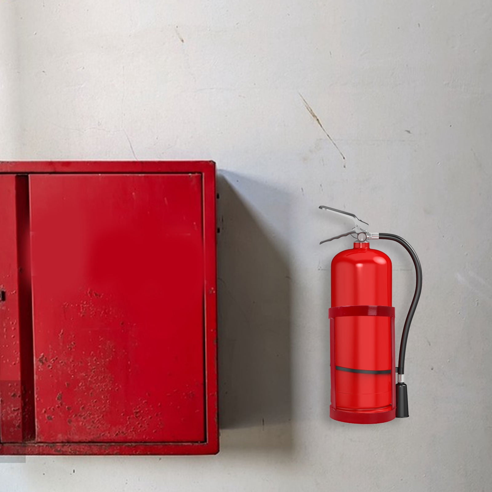 FUTUREORYY Transportation Operators Fire Extinguisher Mount Red 1Pcs ...