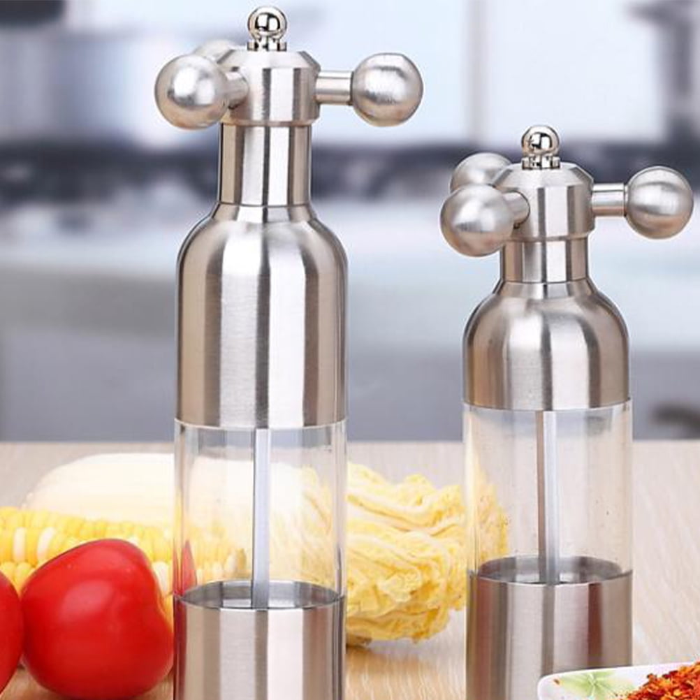 FUTUREORYY 1Pcs Silver Pepper Grinder Mill with Ceramic Grinding ...