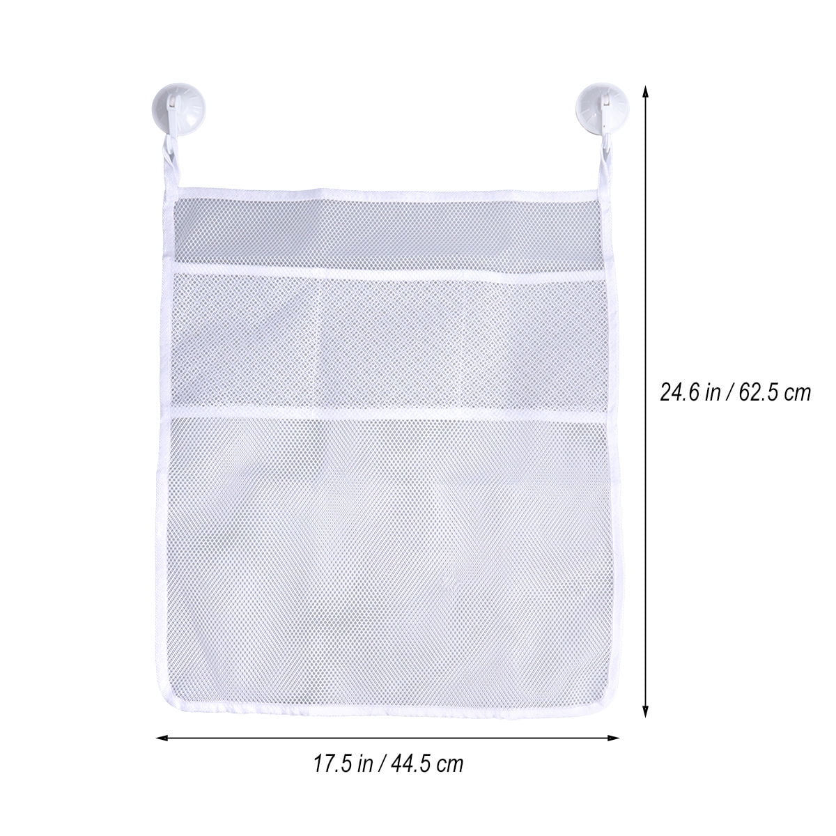 FUTUREORYY 1Pcs White Mesh Hanging Organizer For Baby Toys Bathroom Use ...