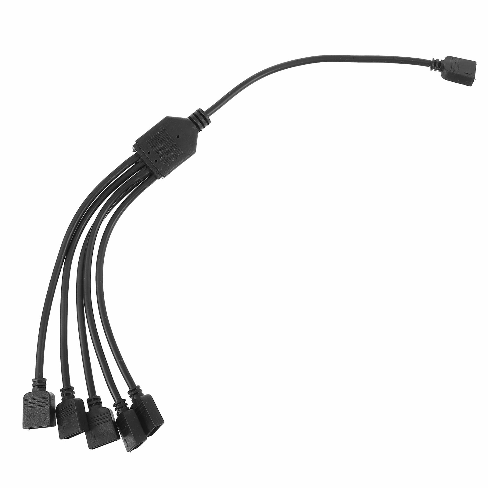 FUTUREORYY 1Set ARGB Extension Connector Cord Black Color 11.8X0.8X0 ...