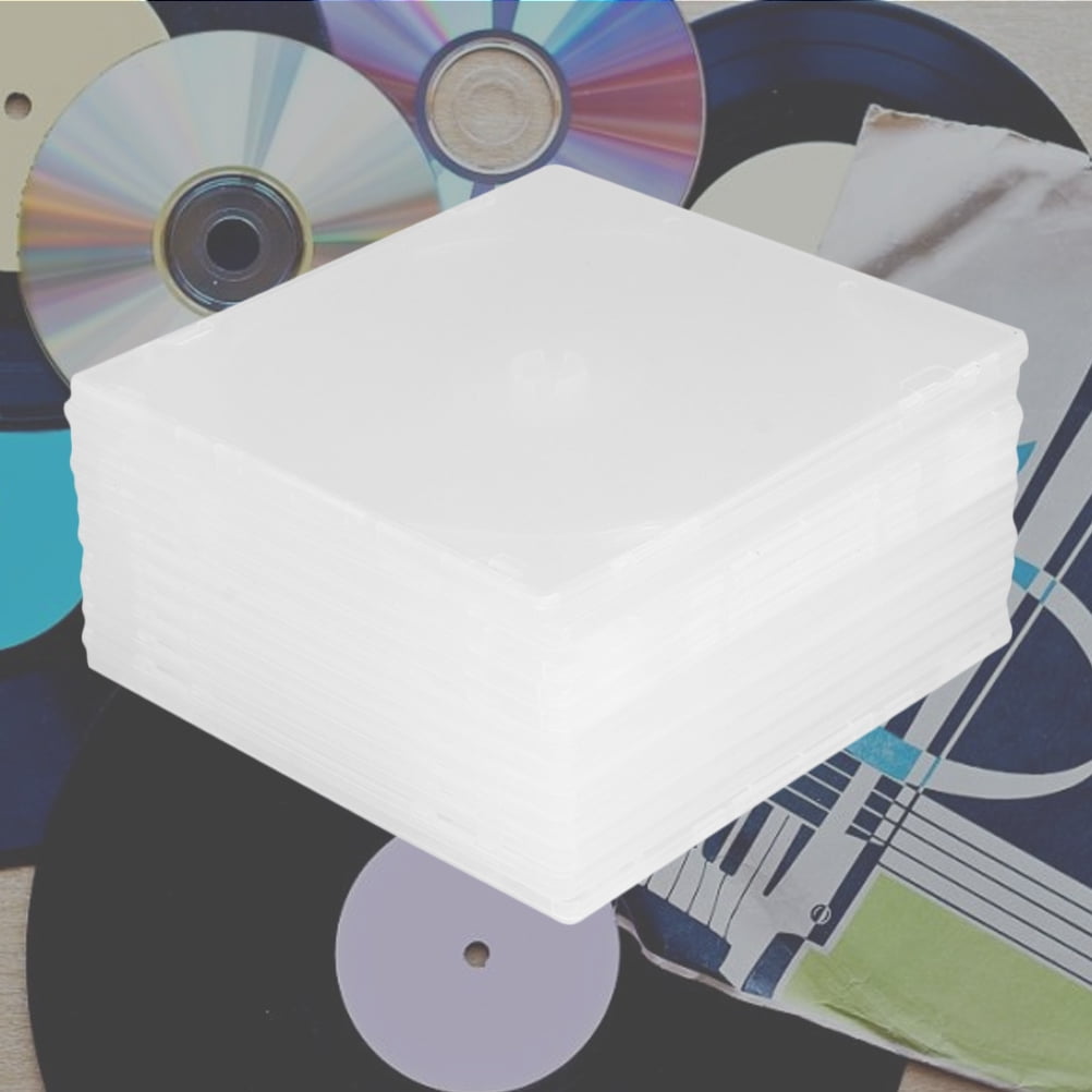 FUTUREORYY 25Pcs Square CD Case with Separate Design for Daily Use and ...