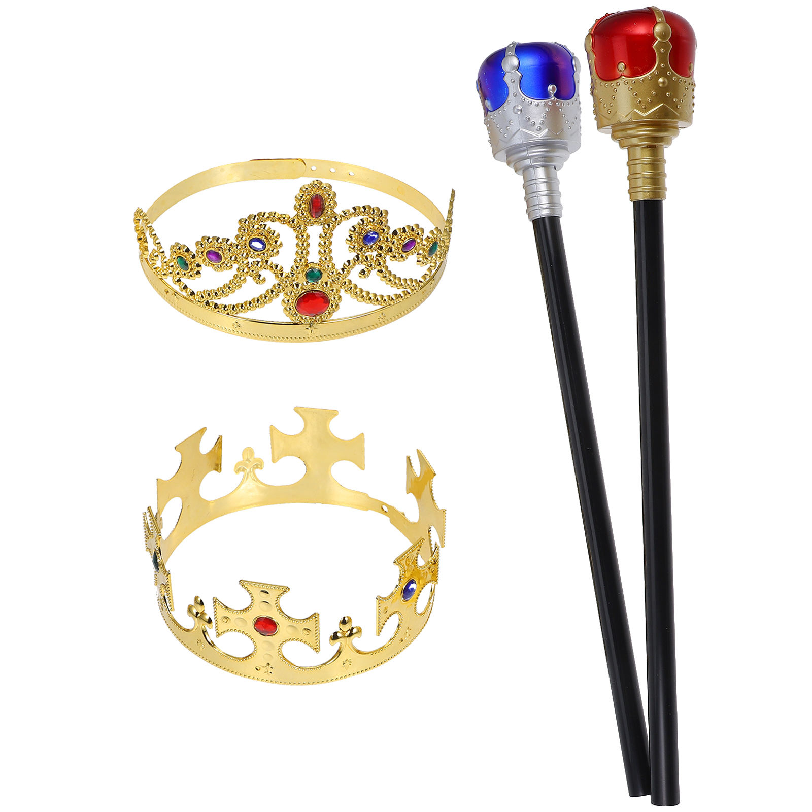 FUTUREORYY 2Crowns Crown Headdress Plastic Simple Design for Girls ...