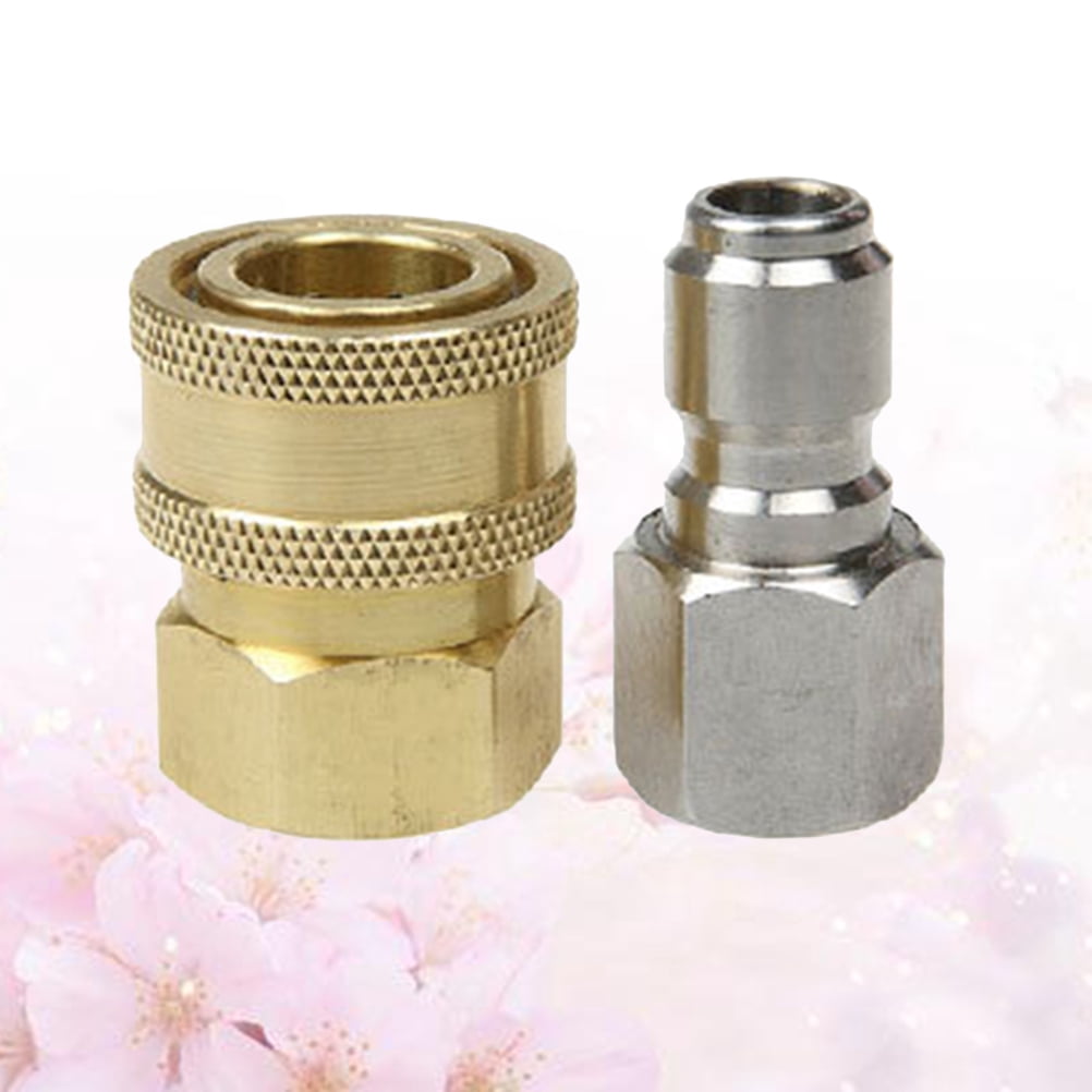 FUTUREORYY 2Pcs Air Quick Connect Fittings 3.50X2.80X2.80cm Assorted ...