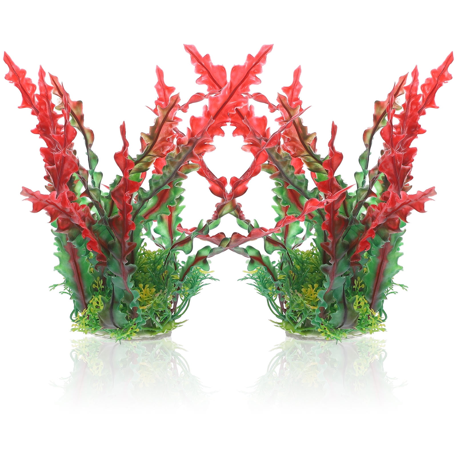 FUTUREORYY 2Pcs Aquarium Décor Plastic Multi-colored Realistic Shape ...