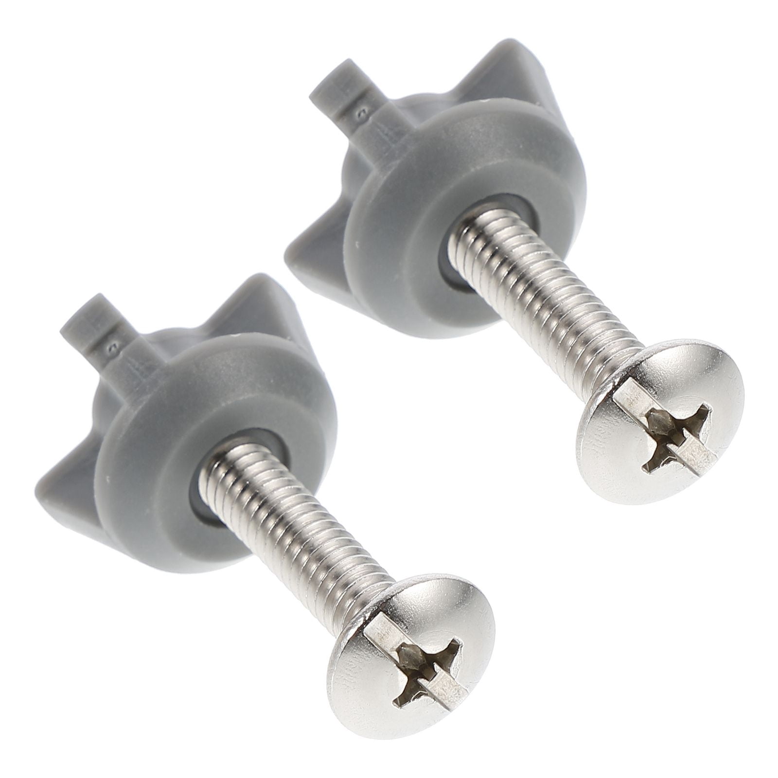 FUTUREORYY Toilet Seat Expanding Plastic Screws Grey 2Pcs - Walmart.com