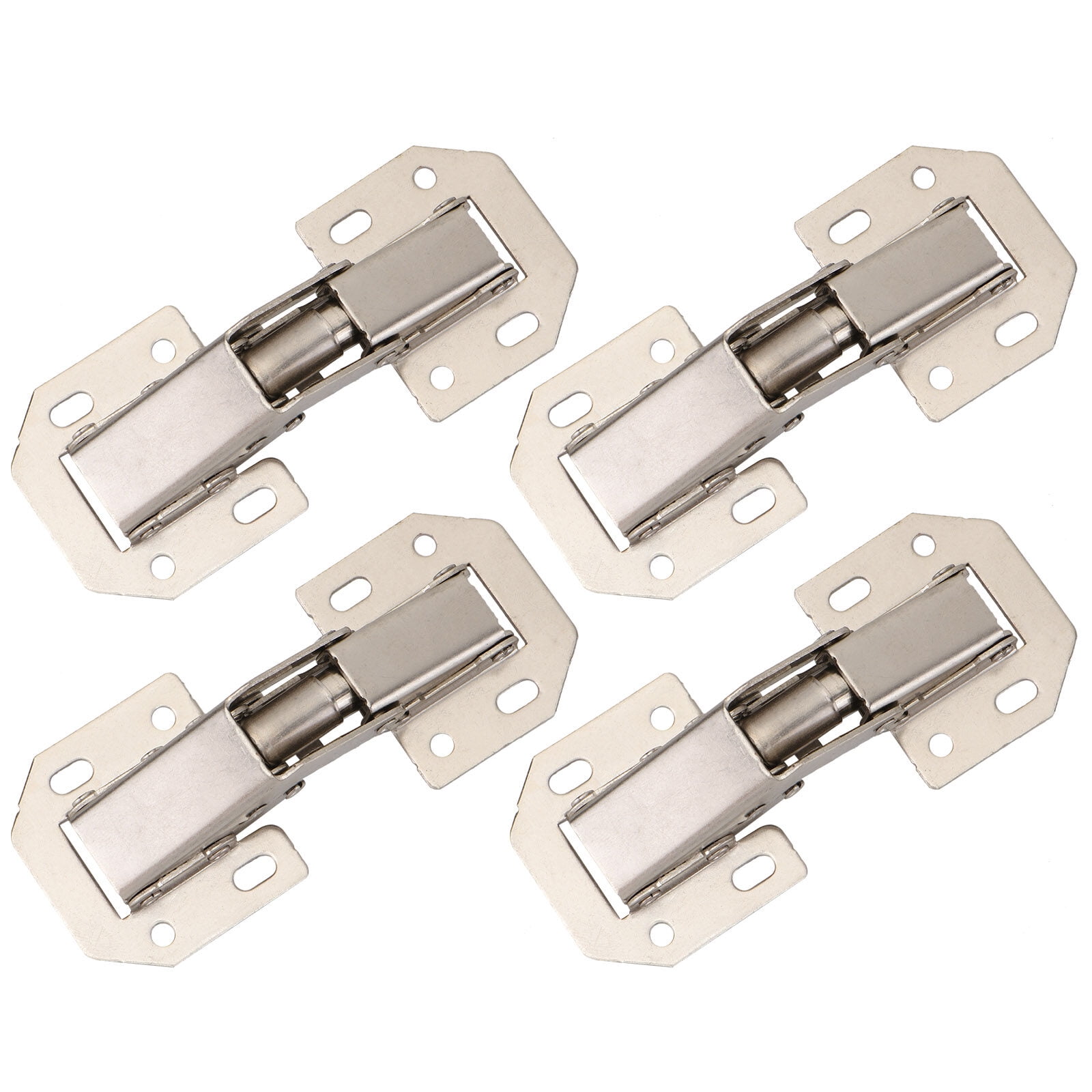 FUTUREORYY 3Pack Silver Hinges for Kitchen Use Concealed Half Overlay ...