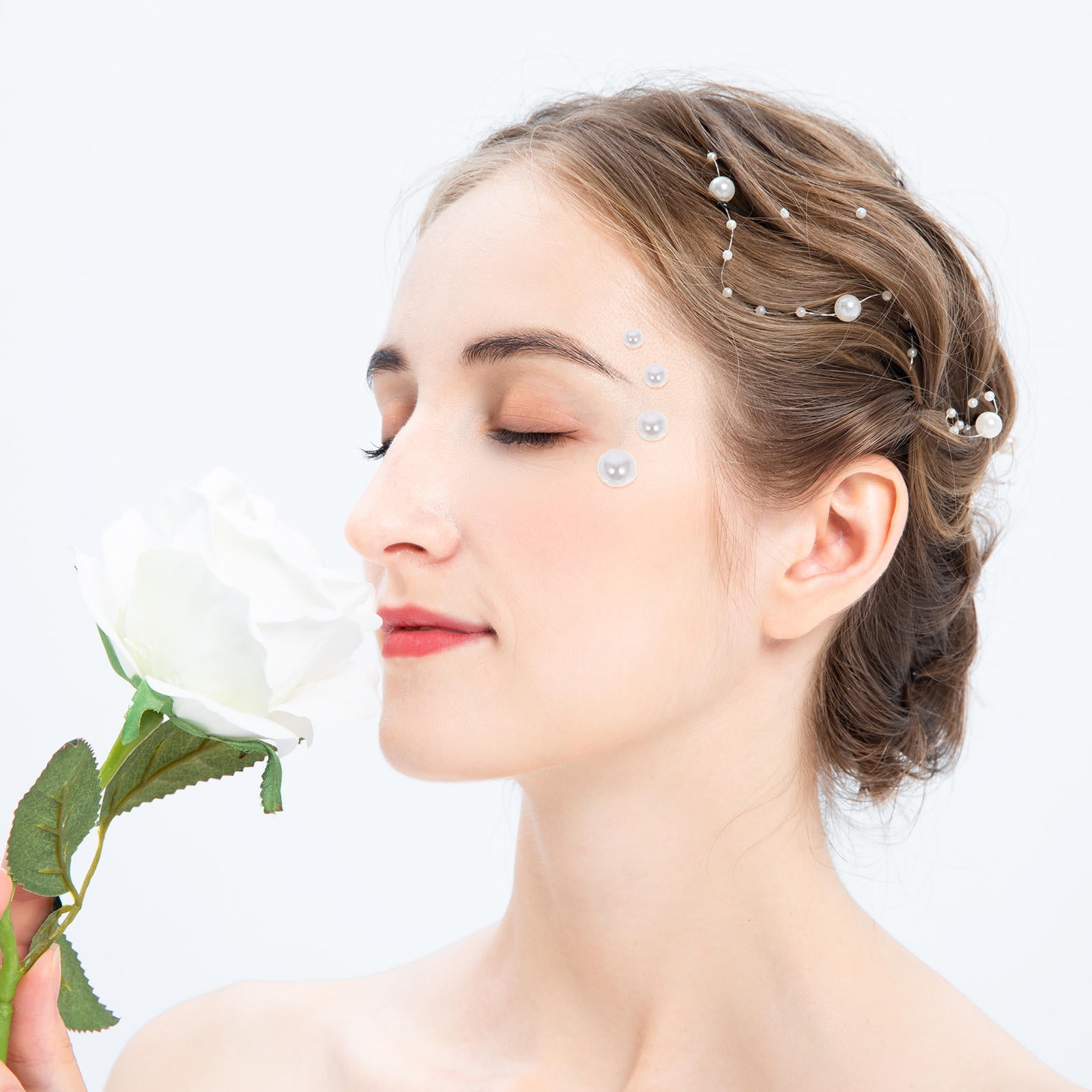 FUTUREORYY 4 Sheets Pearl Stickers for Weddings and Festival Parties ...