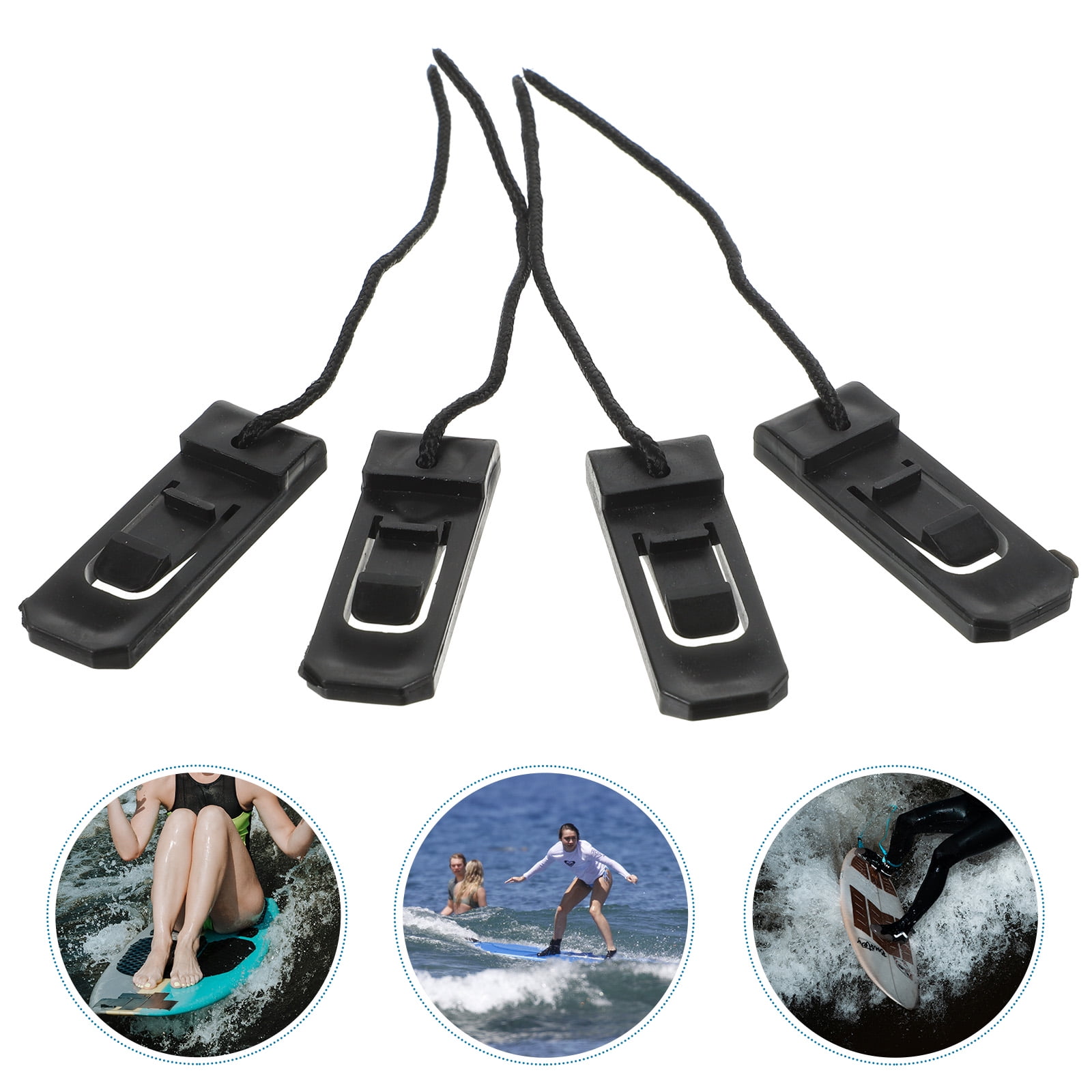 FUTUREORYY 4Pcs Black Boat Shark-fin for Paddleboard Center Fin ...