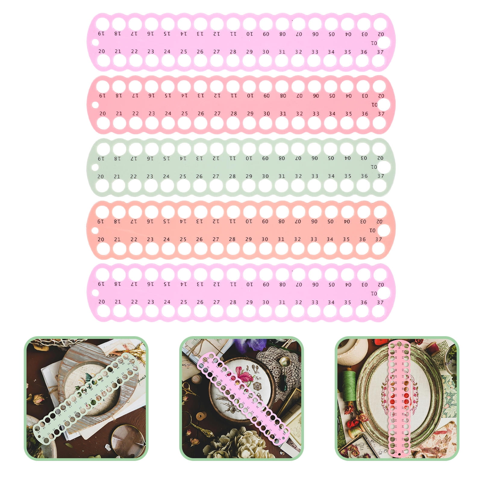 FUTUREORYY 5Pcs Cross Stitch Thread Board Holder for Embroidery Floss ...