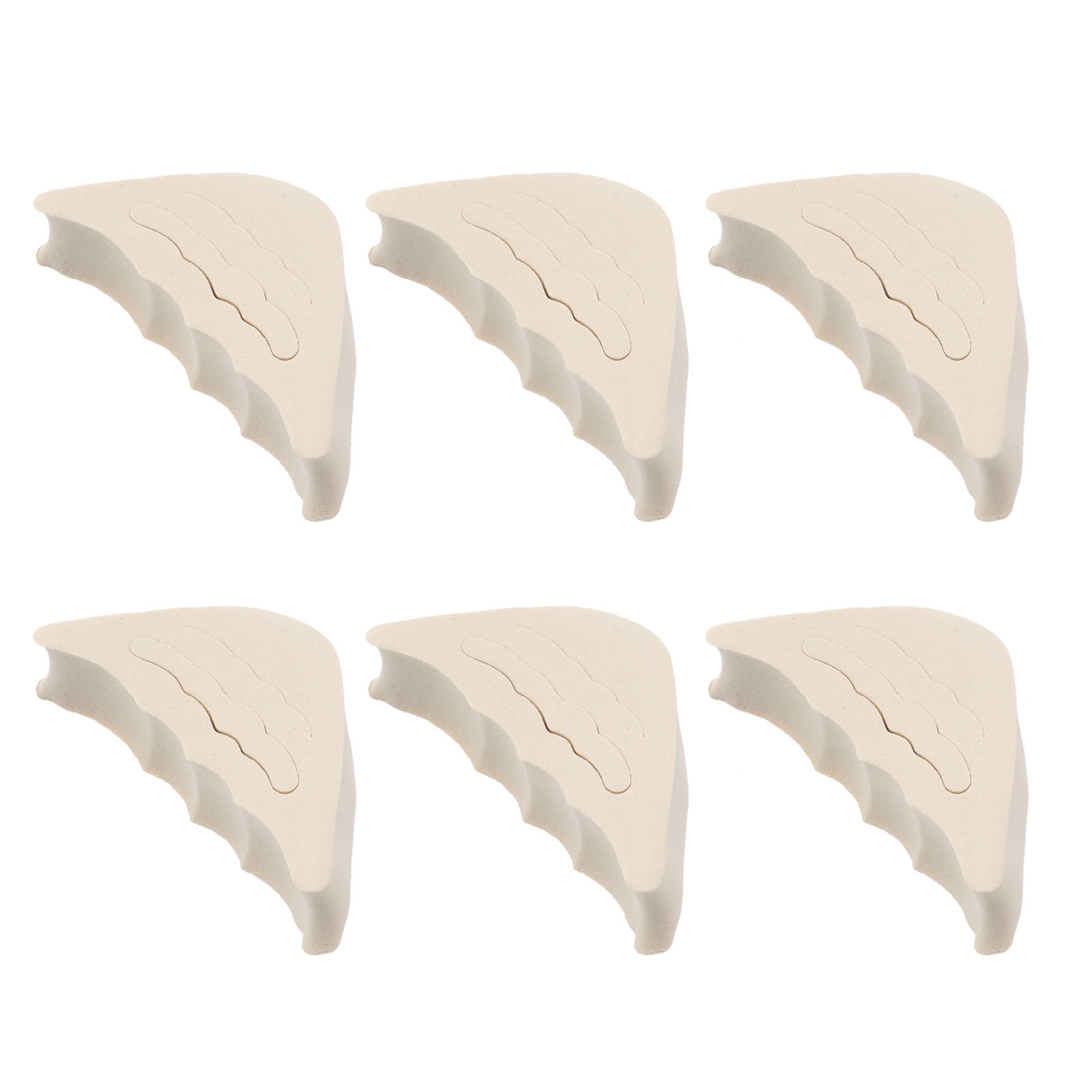 FUTUREORYY 6 Pairs Beige High Heel Toe Pad for Women Massaging Foot ...
