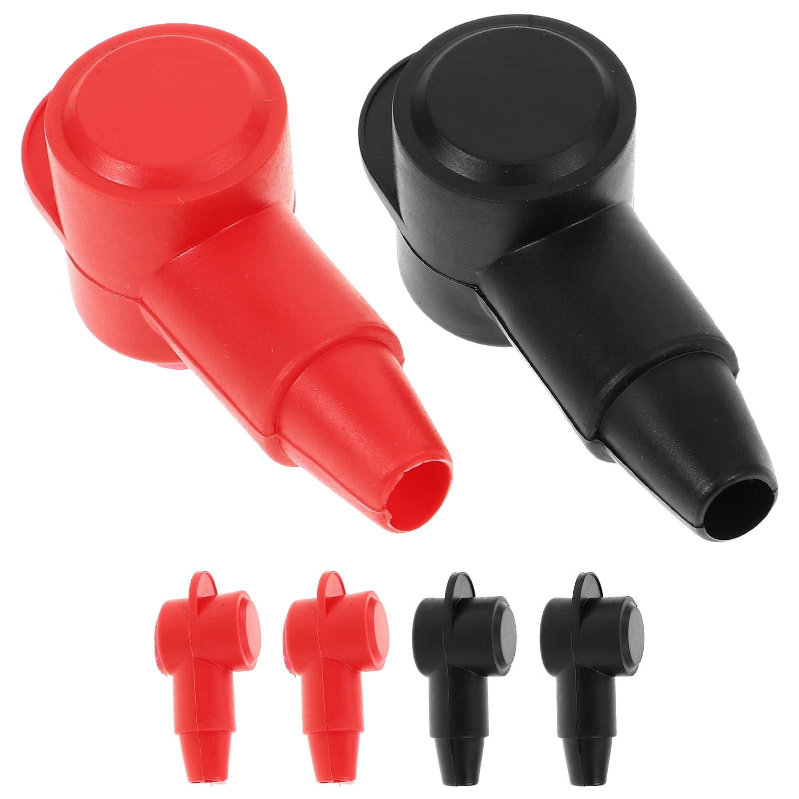FUTUREORYY 6Pcs Round Cap PVC Auto Battery Terminal Covers for ...