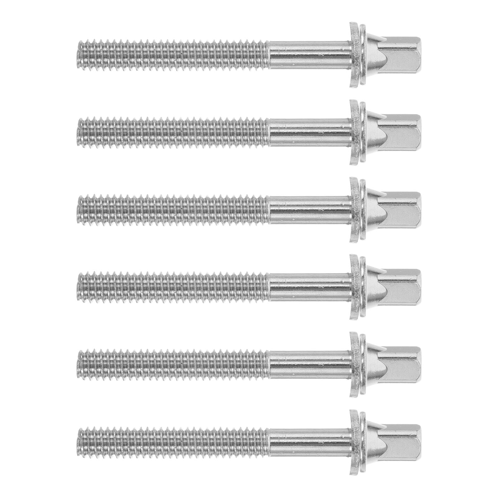 FUTUREORYY 6Pcs Silver Plated Steel Drum Tension Rods for Snare Drum ...