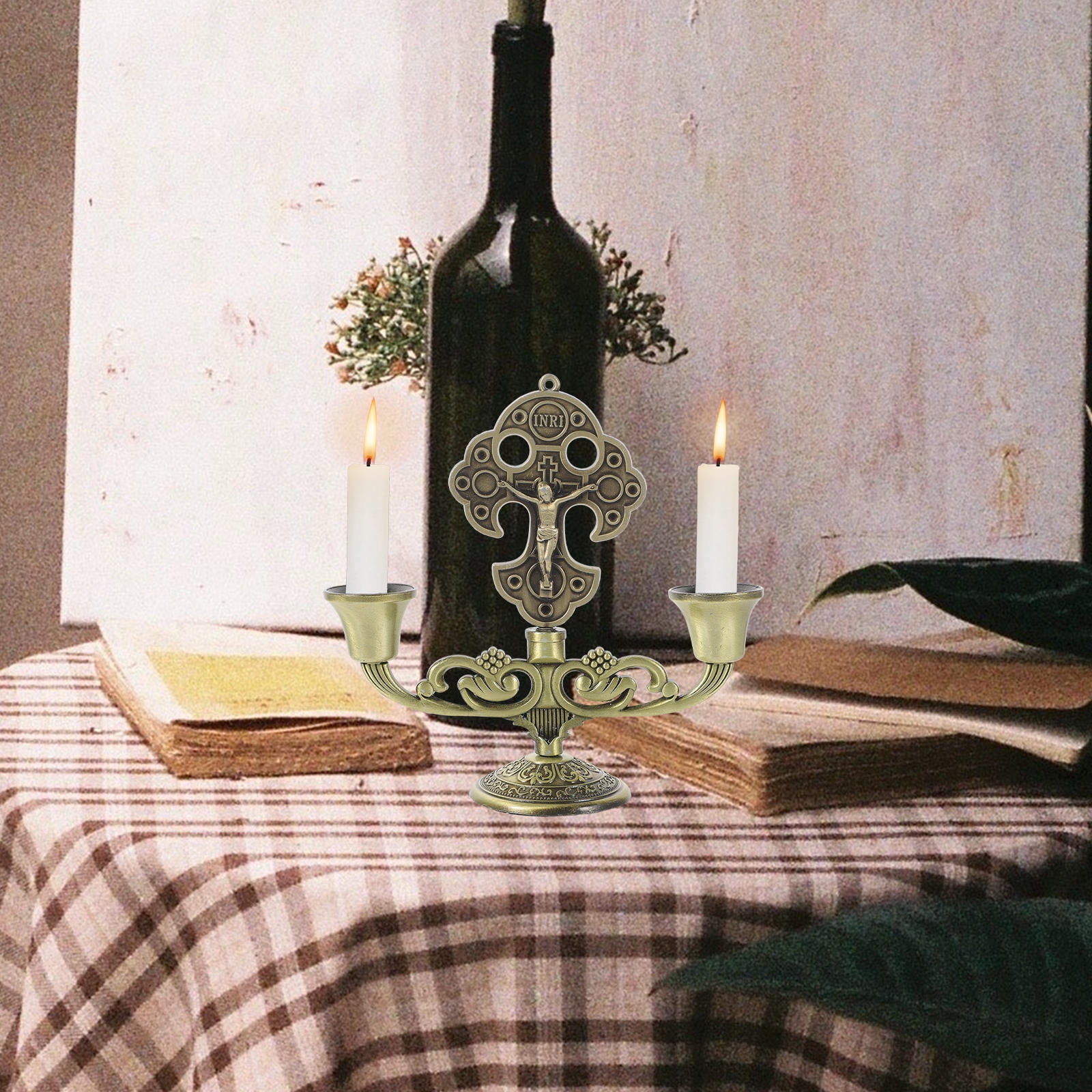 FUTUREORYY Retro Candlestick Holder Multi 1Set 5.1x4.8in - Walmart.com