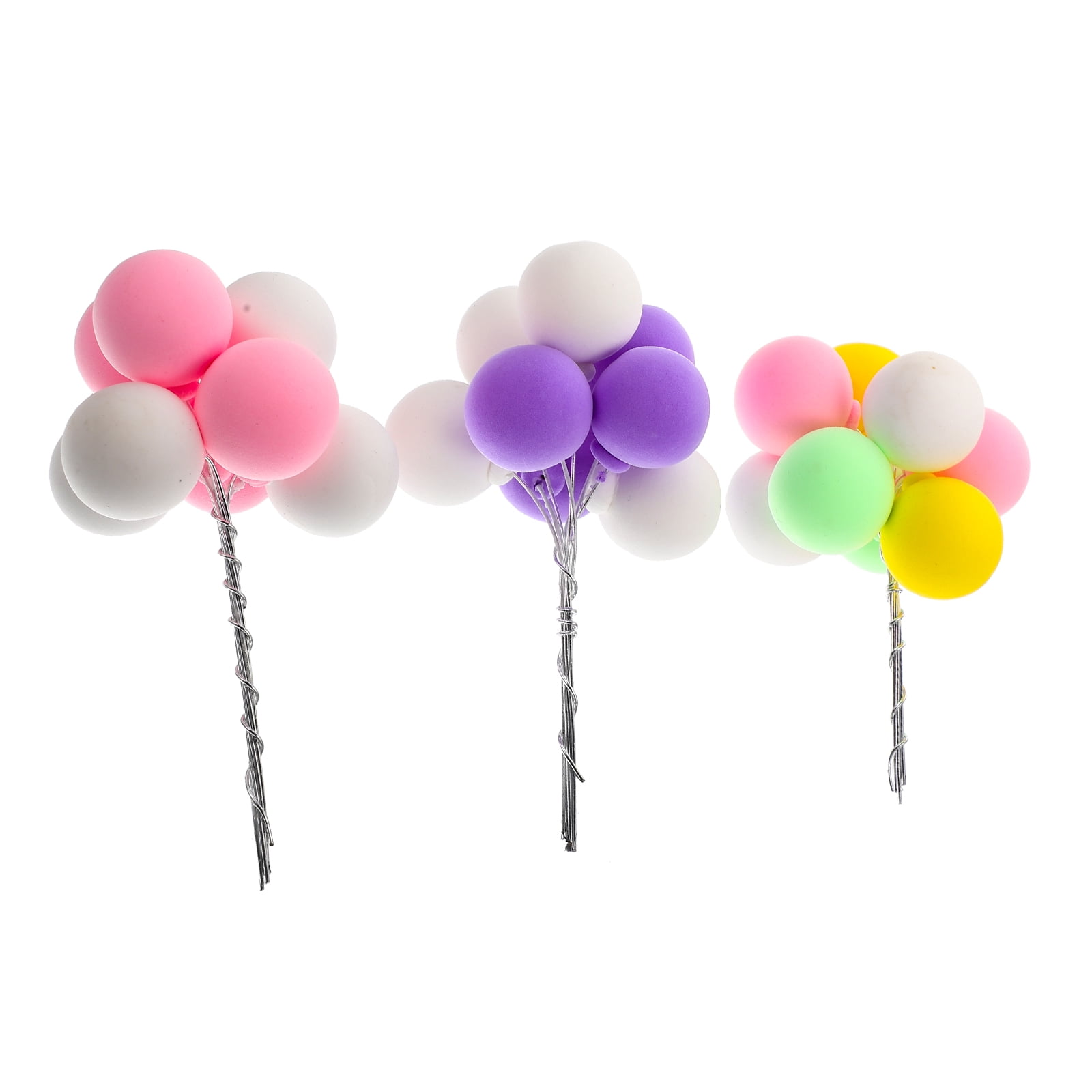 FUTUREORYY Adorable Balloon Shaped Cake Toppers with Assorted Color ...