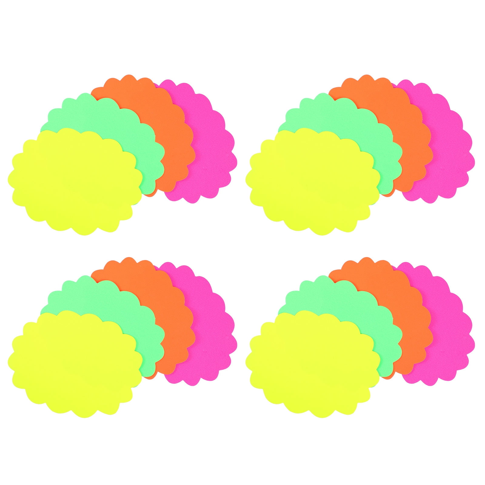 FUTUREORYY Burst Shaped Paper Signs 40Pack Fluorescent Sticker Pricing ...