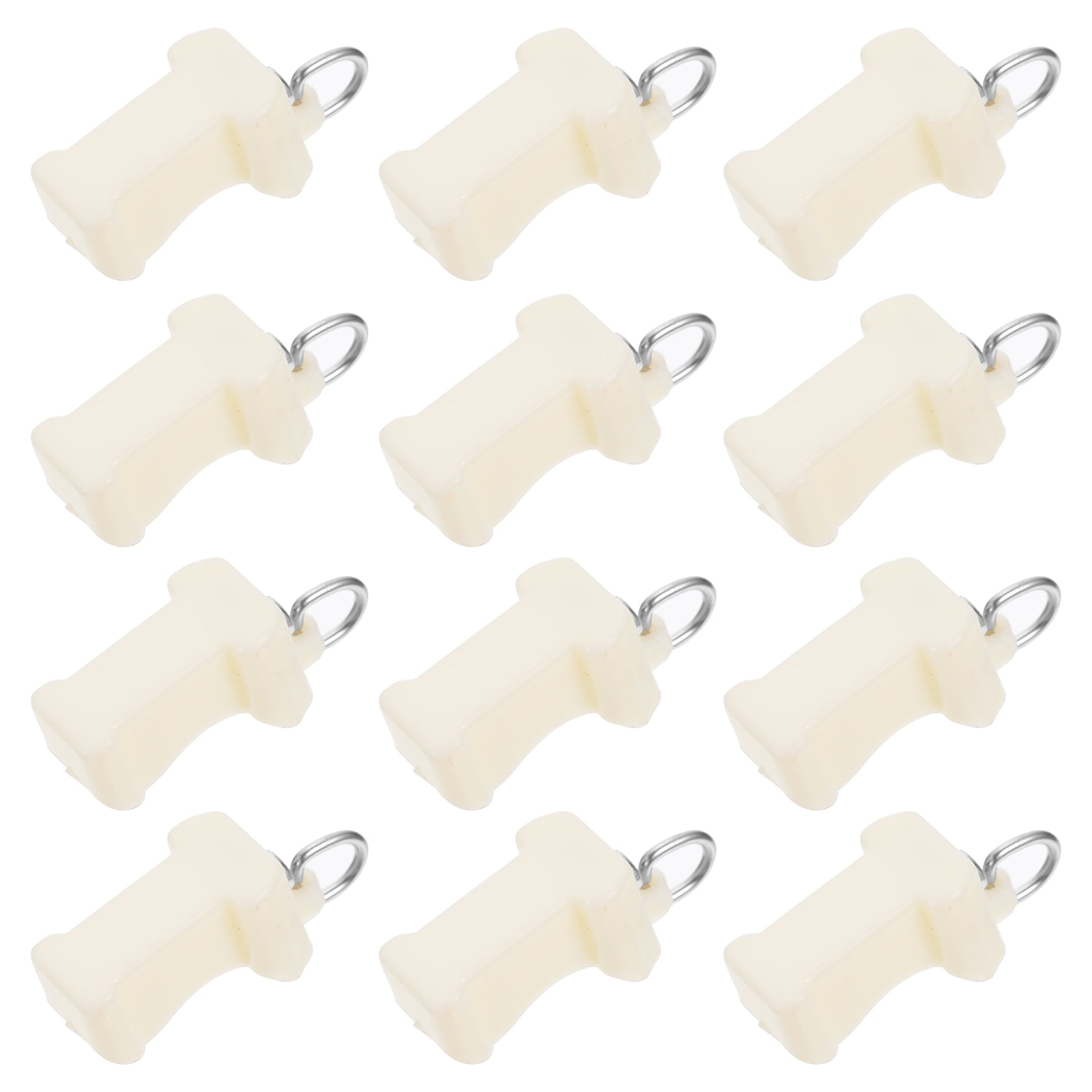 FUTUREORYY Curtain Track 20Pcs for Ceiling Rail Plastic Rectangular Cap ...
