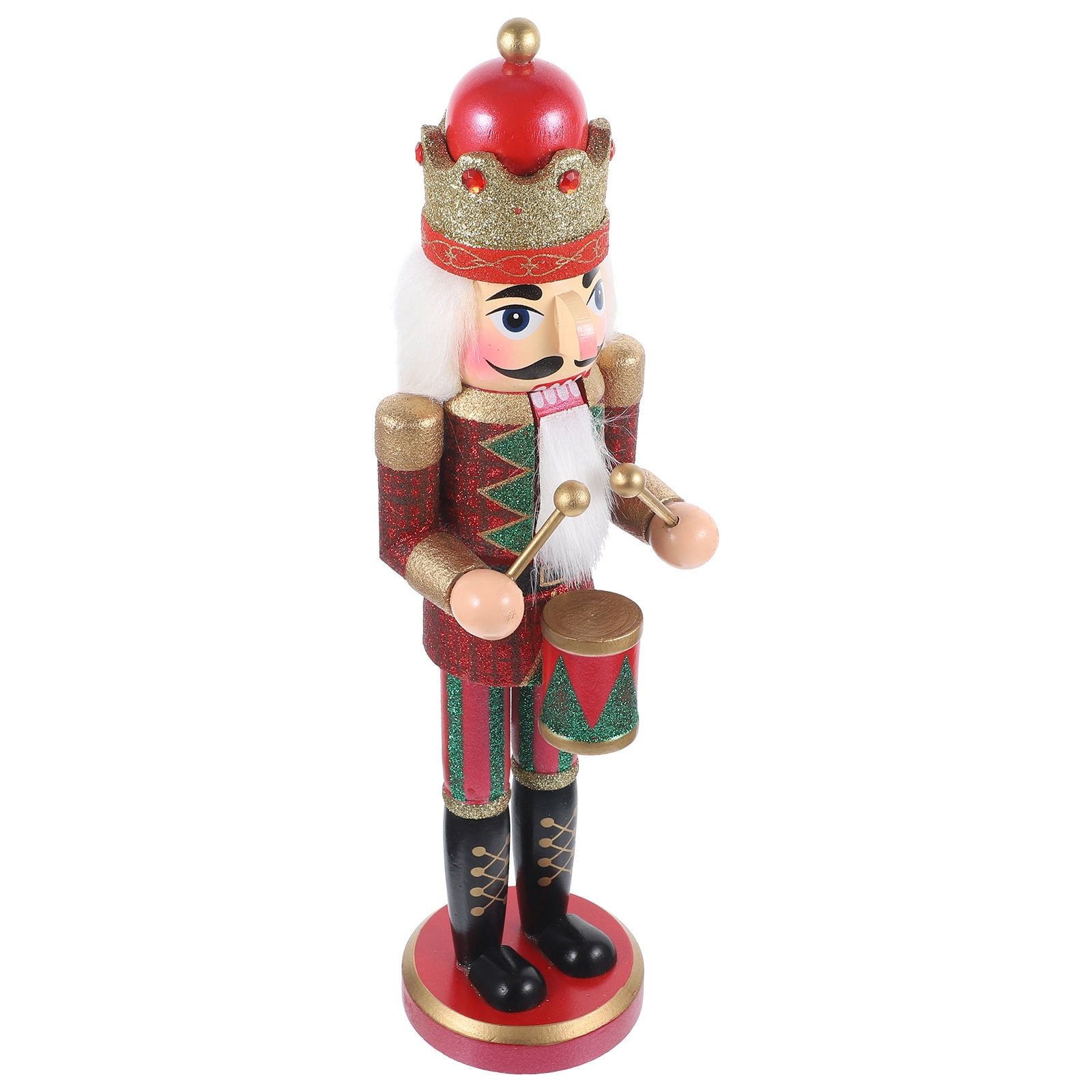 FUTUREORYY Desktop Nutcracker Decor Nutcracker Puppet Figure Wood Multi ...