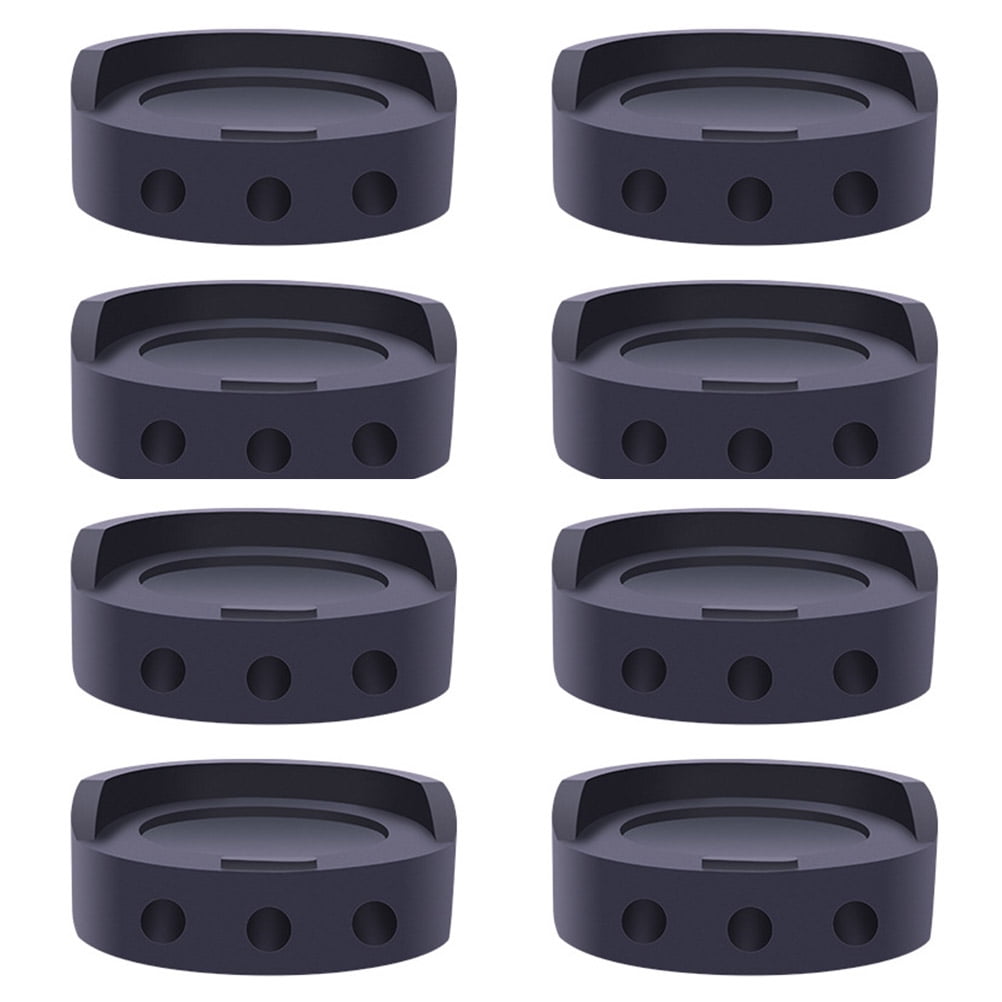 FUTUREORYY Furniture Feet Mats 8Pcs Black TPU Adhesive Round for Store ...