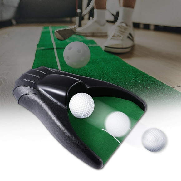 Automatic Golf Ball Return Devices for Indoor and Outdoor Practice
