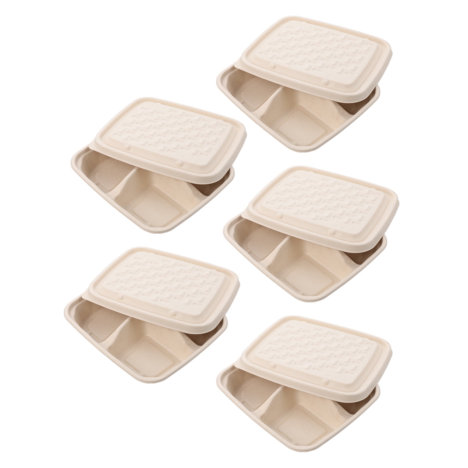 FUTUREORYY Khaki Paper Food Containers for Storage Safe HarmFree ...