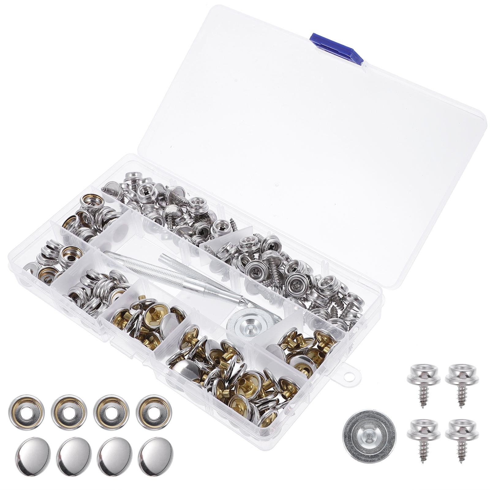 FUTUREORYY Marine Snap Fastener Kit 1 Set Continuous Holding Strength ...