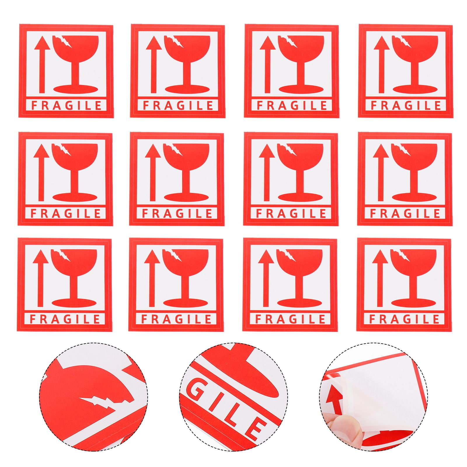 FUTUREORYY Packing Warning Sticker 1000Pcs Fragile Product Labels ...