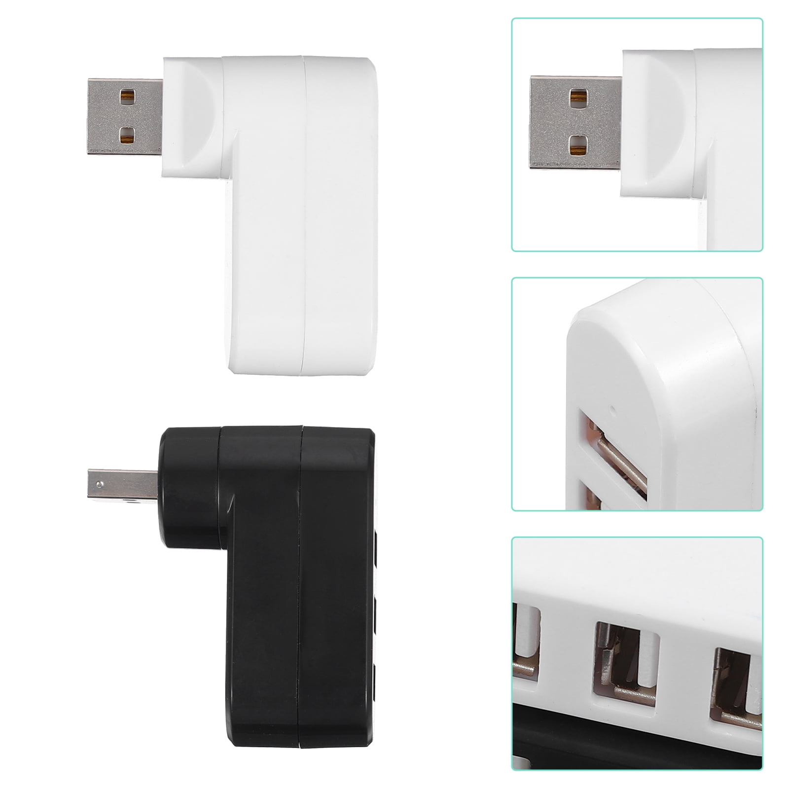 FUTUREORYY Pc Usb Extender 2Set Low Profile Usb Splitter for Data ...