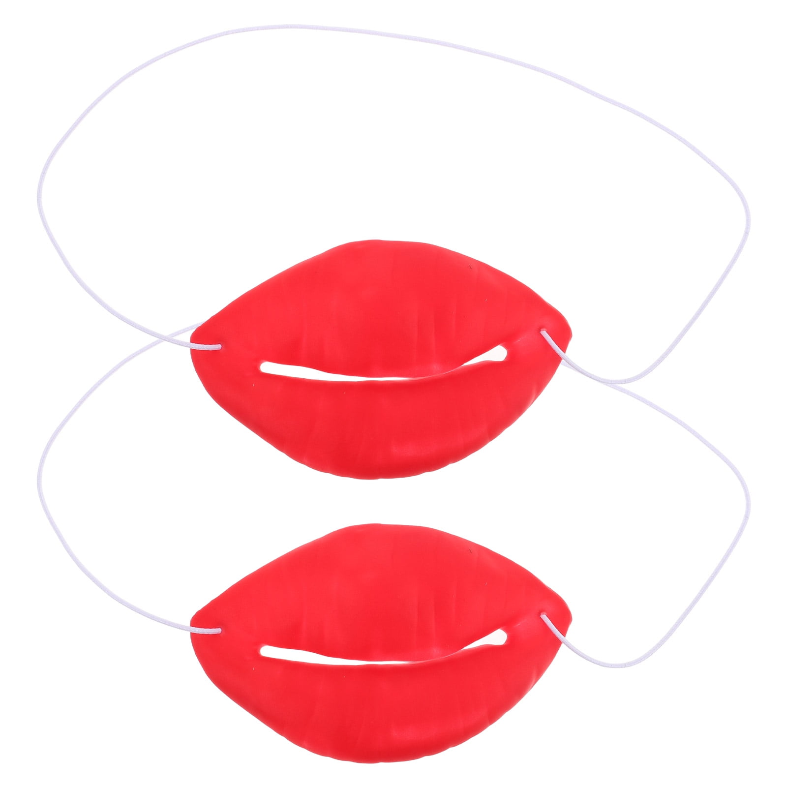 FUTUREORYY Red Lip Photo Props 2Pcs Funny Lip Booth Props for and ...