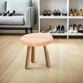 FUTUREORYY Brown Wood Round Replacement Seat for Stool Dining Chair ...
