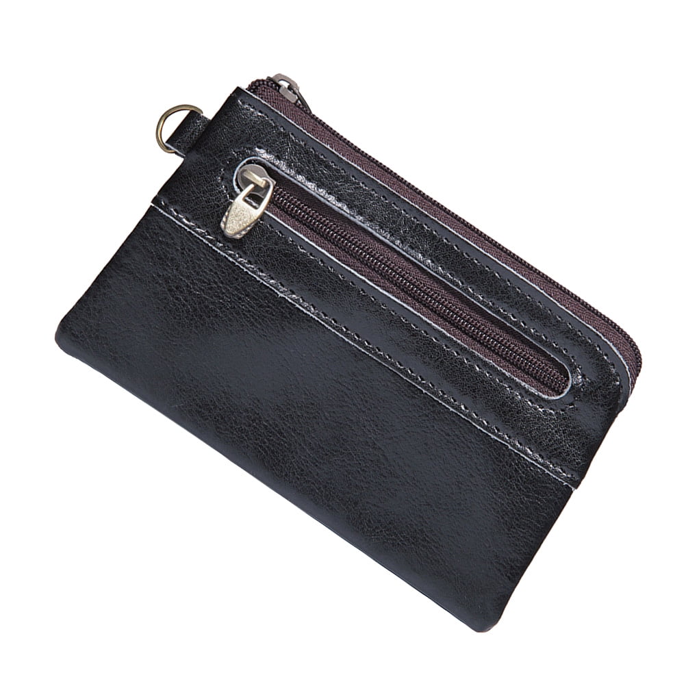 FUTUREORYY Retro Men Business Wallet with Zipper Design for Storage ...