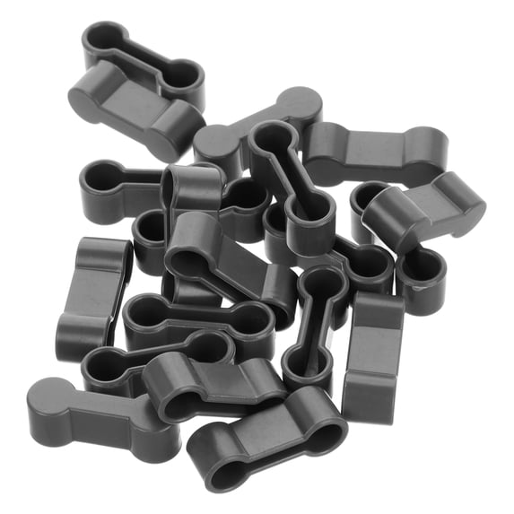 FUTUREORYY Wooden Train Track Connectors 20Pcs Dark Grey for Expanding ...