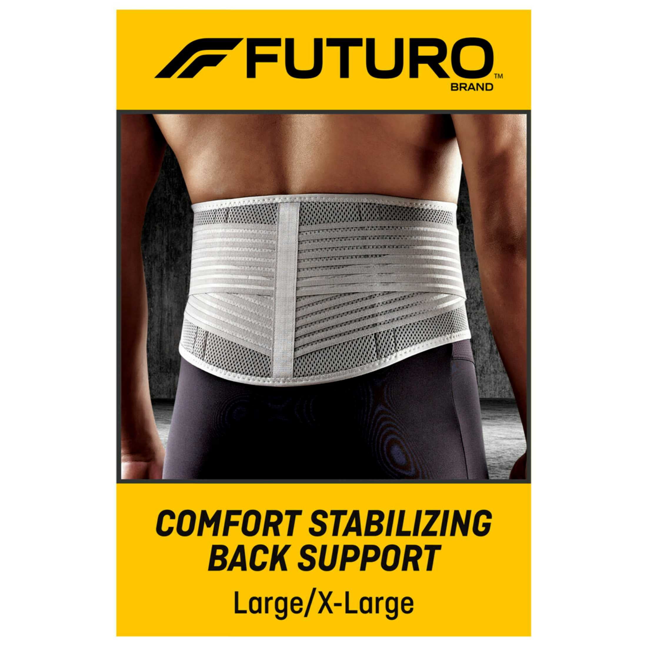 FUTURO Stabilizing Back Support L/XL, Adjustable Comfort, Breathable ...