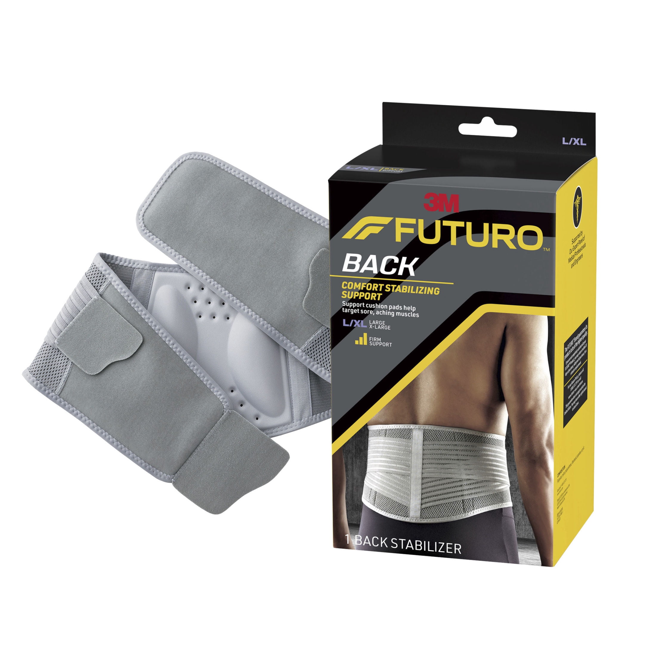 FUTURO Stabilizing Back Support L/XL, Adjustable Comfort, Breathable ...